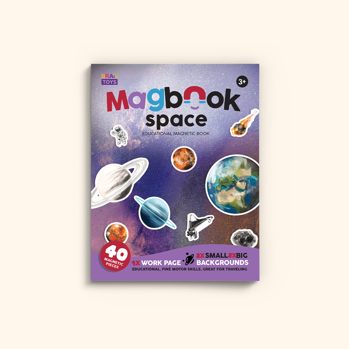 MAGBOOK - magnetic book - Space – Lernitoys
