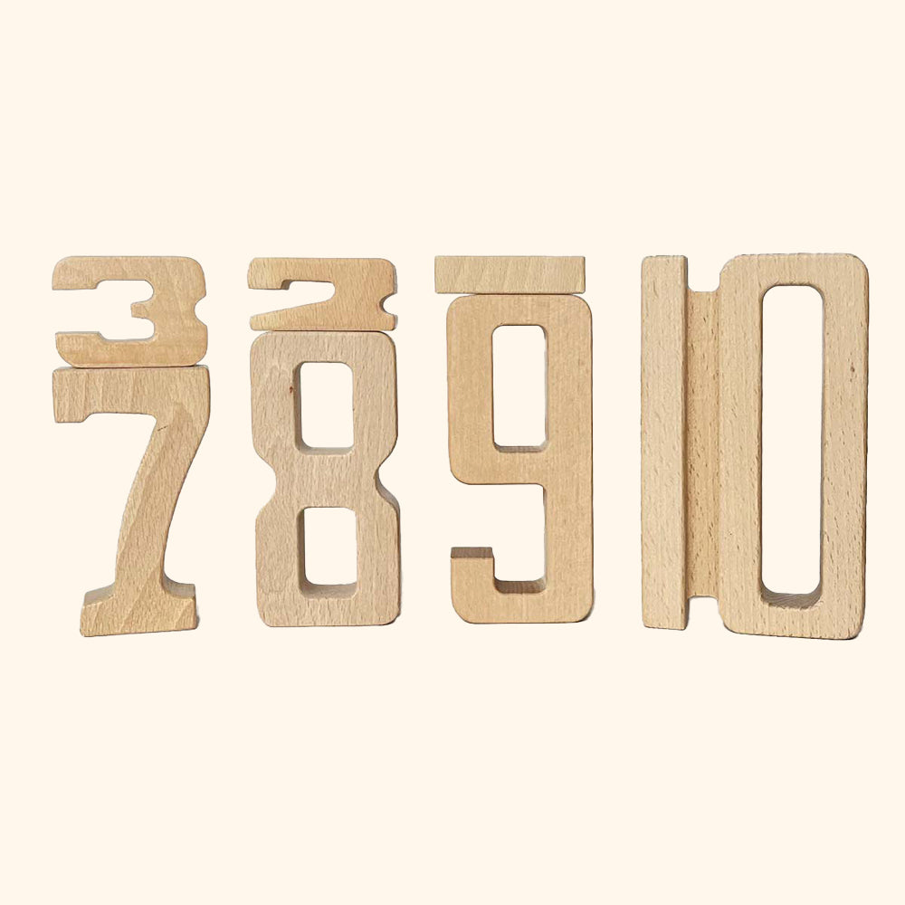 Number blocks (woodie numbers) – Lernitoys